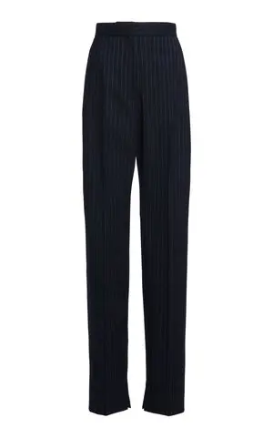 TOM FORD Pinstriped Wool Cigarette Pants