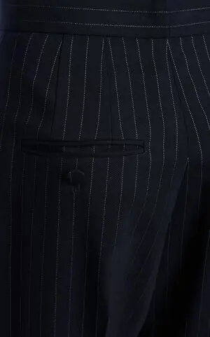TOM FORD Pinstriped Wool Cigarette Pants