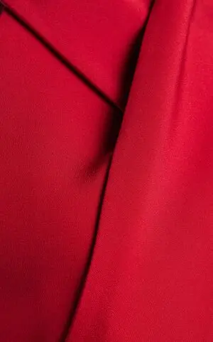 TOM FORD Round Silk Sablé Open-back Evening Maxi Dress