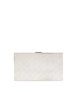 TOM FORD Patrick East West Minaudiere - Silver