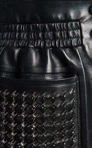 TOM FORD Embroidered Nappa Lambskin Mini Skirt