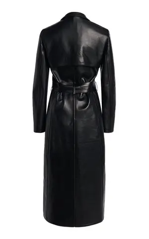 TOM FORD Phantom Nappa Lambskin Long Trenchcoat