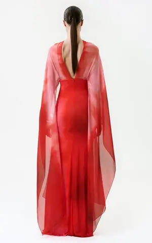 Silvia Tcherassi Kendra Silk-blend Maxi Dress