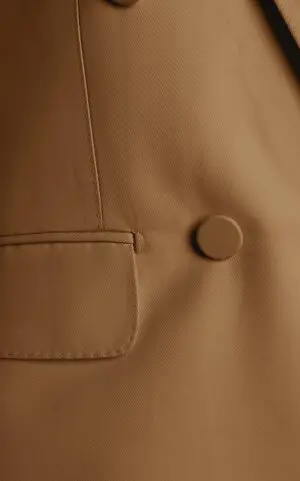 TOM FORD Enzymed Silk Canvas Double-breasted Jacket
