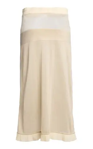TOM FORD Sheer Silk Knit Tube Midi Skirt