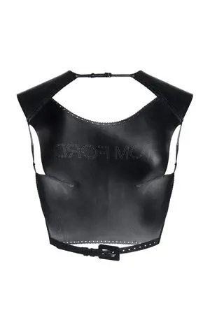 TOM FORD Nappa Lambskin Open Back Top