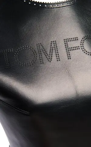 TOM FORD Nappa Lambskin Open Back Top