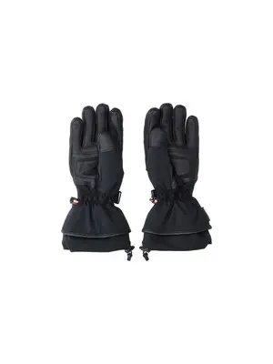 Moncler Padded Logo Gloves - Black