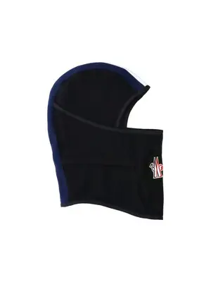 Moncler Fleece Logo Balaclava - Black