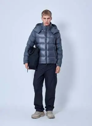 Moncler Maya Hooded Short Down Jacket
