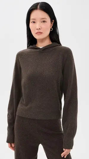 REFORMATION Reed Cashmere Hoodie - Compost