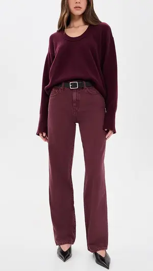 REFORMATION Val 90s Mid Straight Jeans