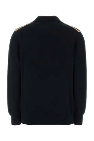 Etro Midnight Wool Blend Polo Shirt