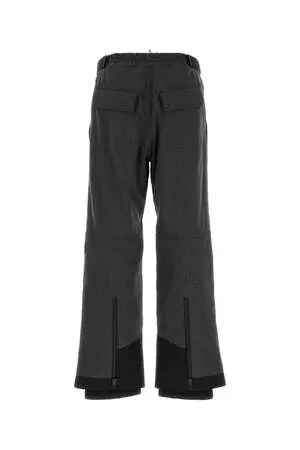 Moncler Charcoal Wool Ski Pant