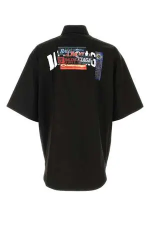 Balenciaga Twill Oversize Shirt