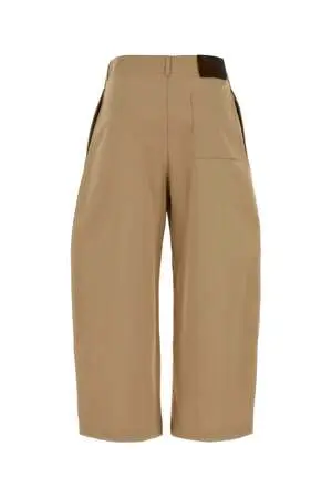 Loewe Beige Cotton Wide-leg Pant