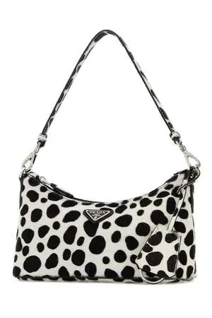 Prada Printed Calf Hair Handbag