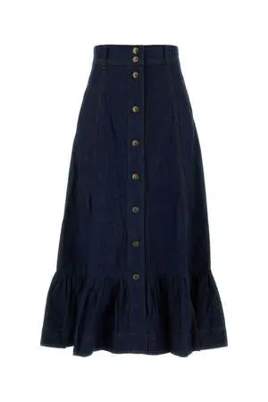 Zimmermann Denim Aster Skirt