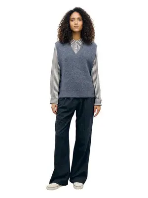 Gerard Darel Renia V-neck Side-button Knit Vest