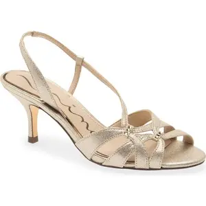Nina Candie Slingback Sandal - Platino