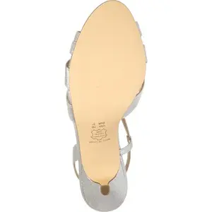 Nina Candie Slingback Sandal - Silver