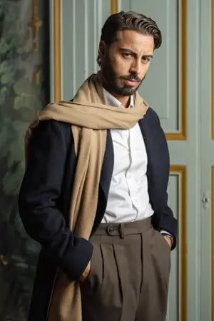 ELIZABETTA Vivaldicashmere Scarf - Camel