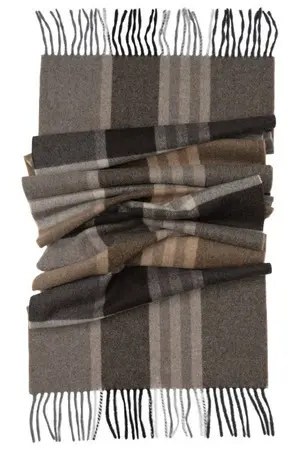 ELIZABETTA Viscontiwool Cashmere Scarf - Tan
