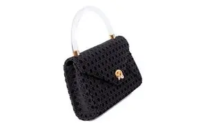 MICHELLE WILHITE The Mini Frieda Top Handle - Black