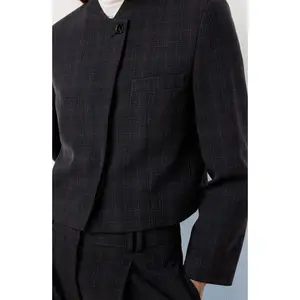 Mango Vitoria Structured Blazer - Brown