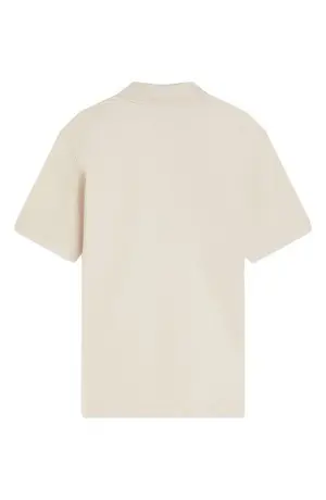 Scotch & Soda Relaxed Fit Cotton Piqué Polo - Eggnog