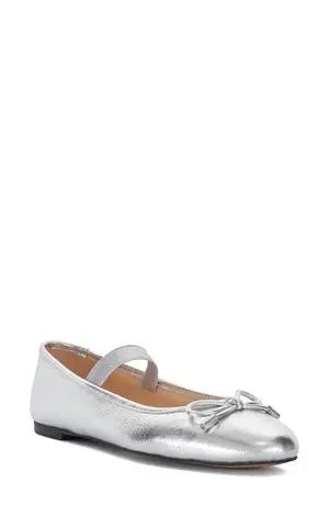 Dune London Helenas Mary Jane Flat - Silver