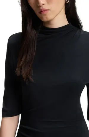 BOSS A-line Midi Dress