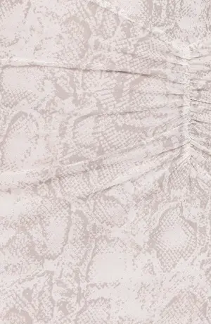 PETAL & PUP Clemens Mesh Maxi Dress - Snake Print