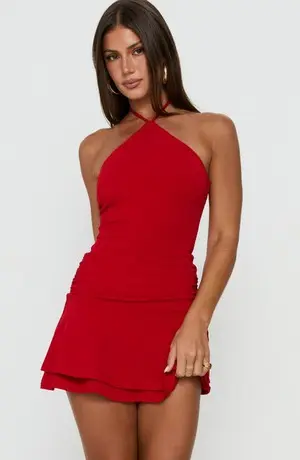Princess Polly Kylianne Halter Neck Playsuit