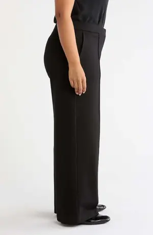 Eileen Fisher Pintuck Wide Leg Pants