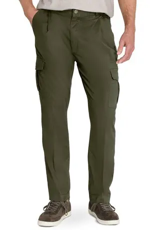 BROOKLYN BRIGADE Camden Pleated Cargo Pants Olive