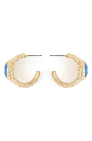 Kurt Geiger Small Crystal Hoop Earrings