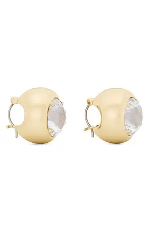 Kate Spade New York Bold Brilliance Cubic Zirconia Huggie Hoop Earrings