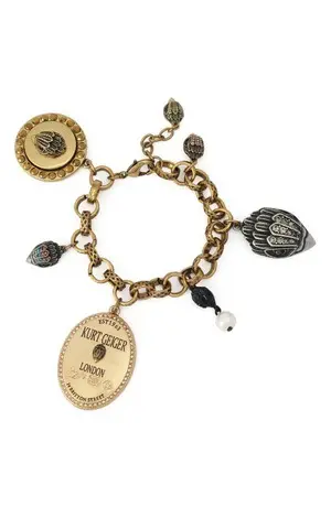 Kurt Geiger Mansion Mix Eagle Charm Bracelet - Tritone