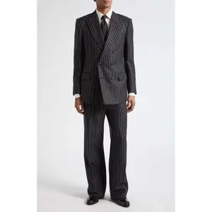 TOM FORD British Sharp Stripe Colbert Pants