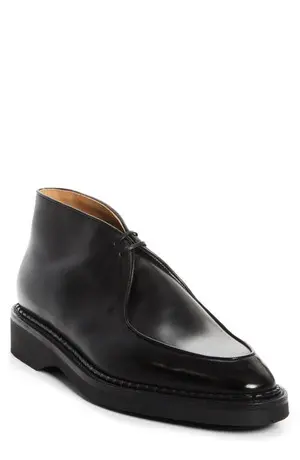 John Lobb Smith Leather Chukka Boot - Black