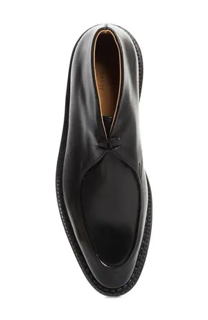 John Lobb Smith Leather Chukka Boot - Black