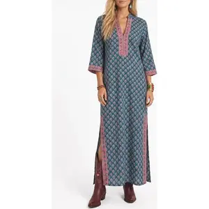 Calypso St. Barth Lauren Dress - Teal