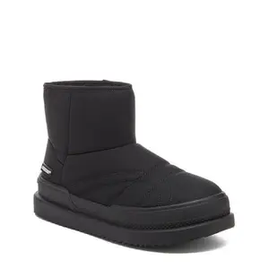 ROCKET DOG Ryder Faux Suede Platform Slipper Boots - Black