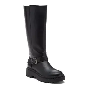 ROCKET DOG Parker Faux Leather Buckle Knee High Boots