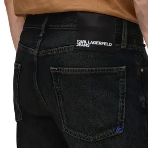 Karl Lagerfeld Faded Tapered Jeans