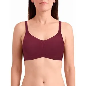 AMOENA Wave Wire-free Pocketed Mastectomy Bra - Ruby Red