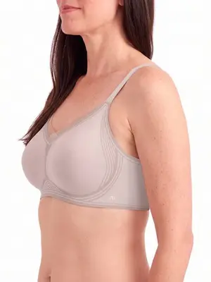 AMOENA Wave Magic Wire-free Pocketed Mastectomy Bra - Light Mauve