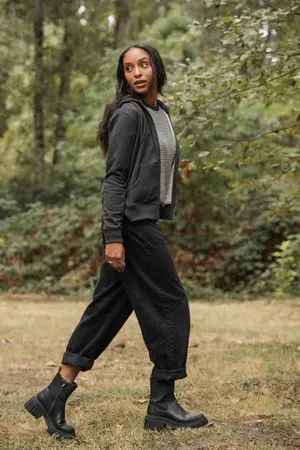 Bridge & Burn Mason Recycled Zip Hoodie - Graphite