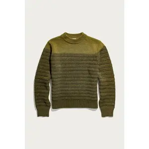 Bridge & Burn Sabine Merino Mock Neck Sweater - Olive